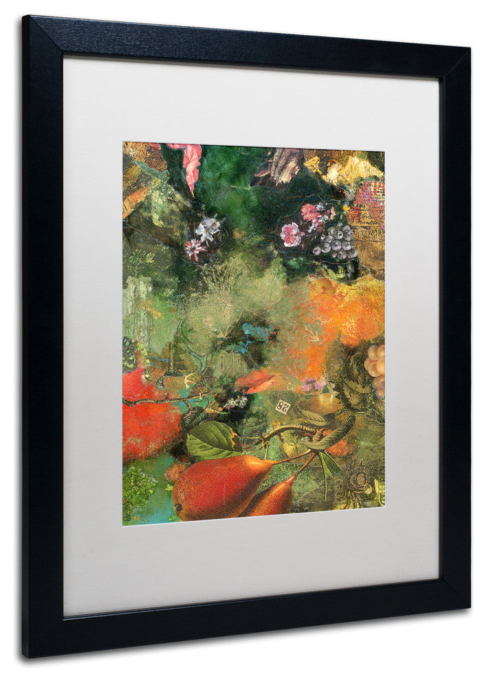 Nick Bantock 'Oregon Pears' Matted Framed Art, 20x16