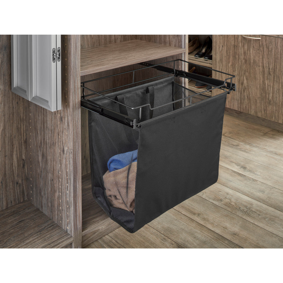 Canvas Pull Out Hamper For Custom Closet Systems 30"