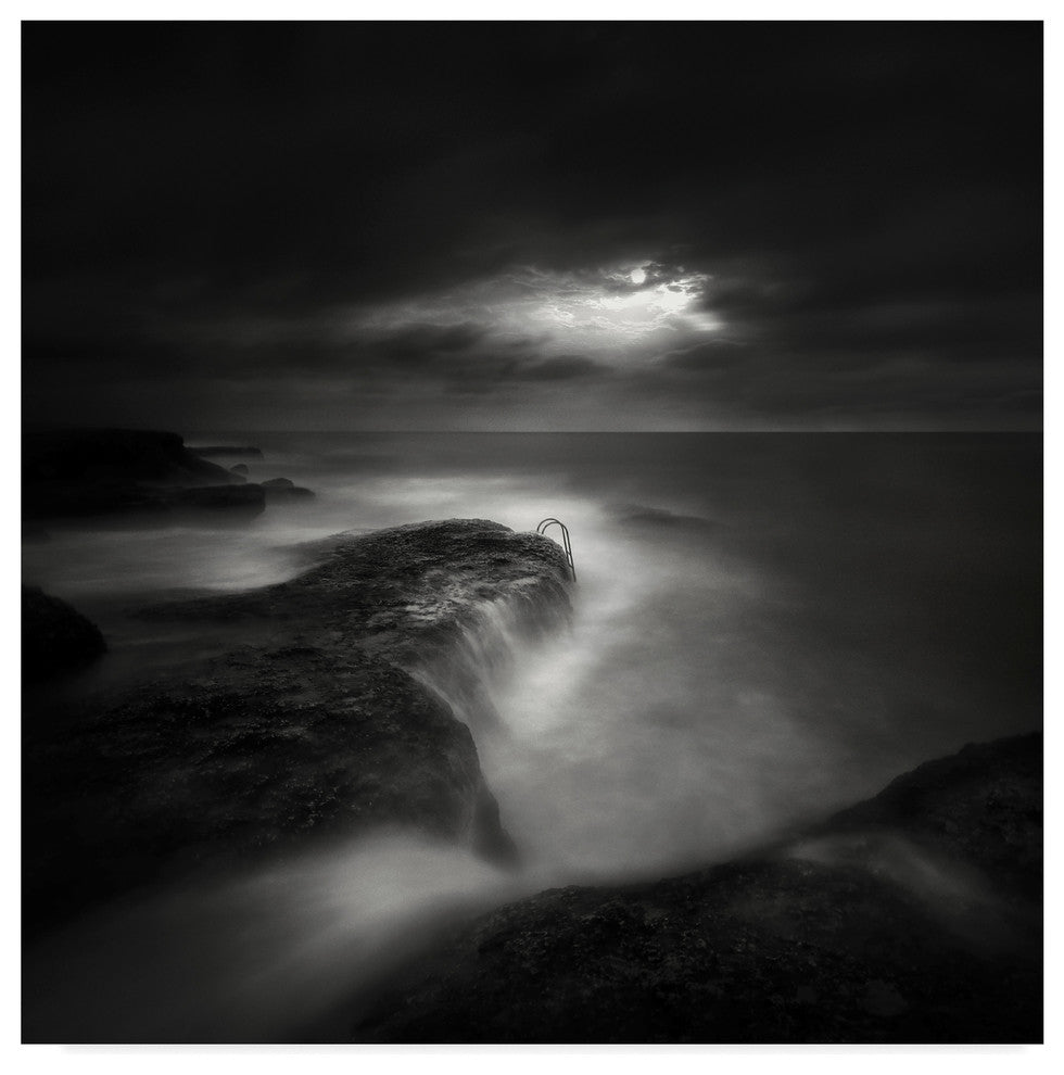 Yucel Basoglu 'Dark Coast' Canvas Art, 35"x35"