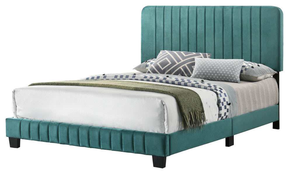 Lodi Bed, Green, Queen