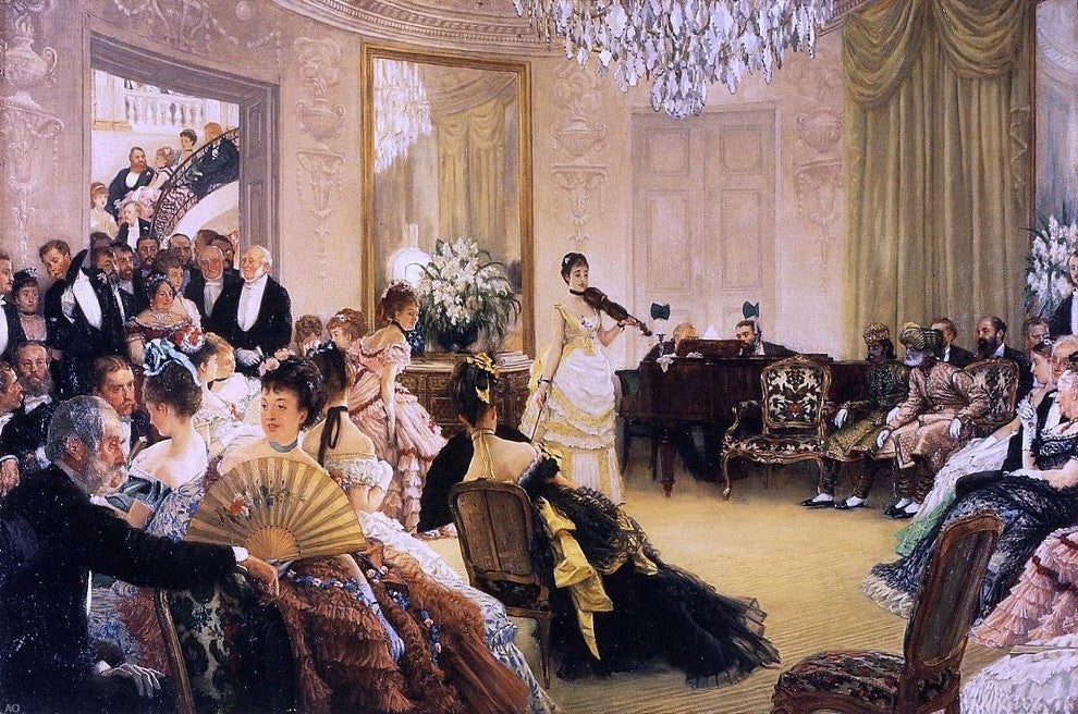James Tissot Hush! Wall Decal