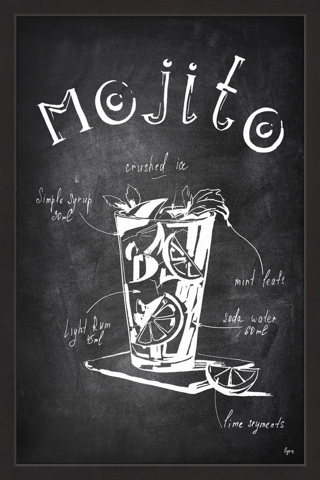 "mojito Ii" Framed Painting Print 24"x36"