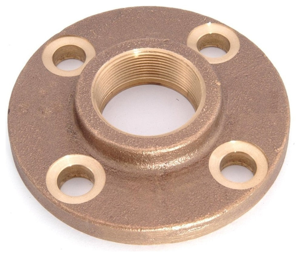 Brass Floor Flange (threaded - With Holes) 1" 1pcs