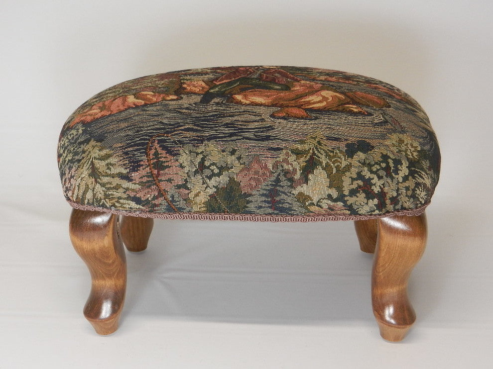 Queen Anne Footstool, Fly Fish