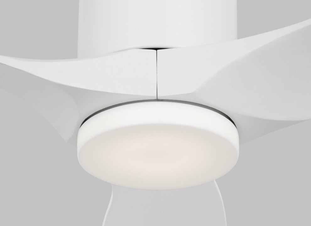 Collins 52" Led Ceiling Fan Matte White