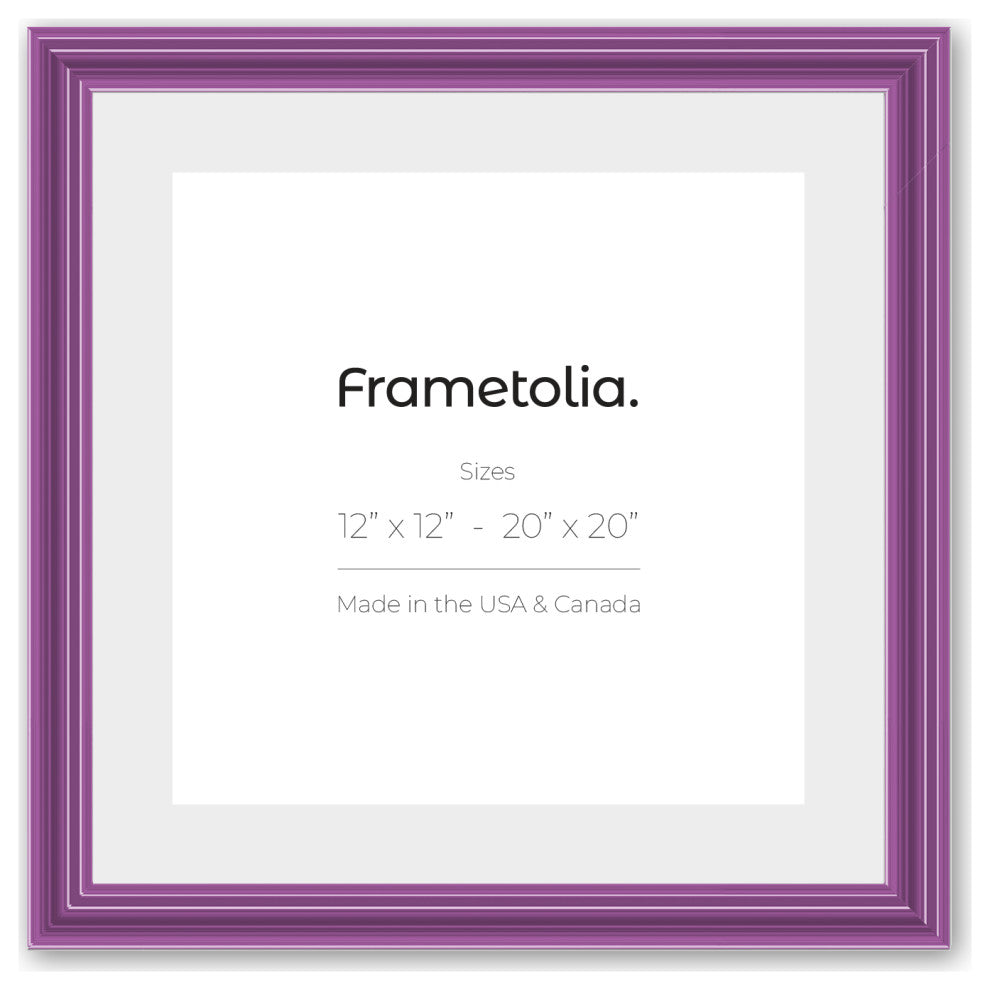 12" x 12" Royal Lilac 2" Lavo Picture/Gallery Frame