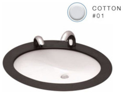 TOTO LT587 19" Undermount Bathroom Sink - Cotton
