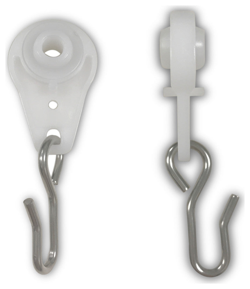 Large Ball Bearing Carrier With hook for Ceiling/Wall Track, 10 Carrie