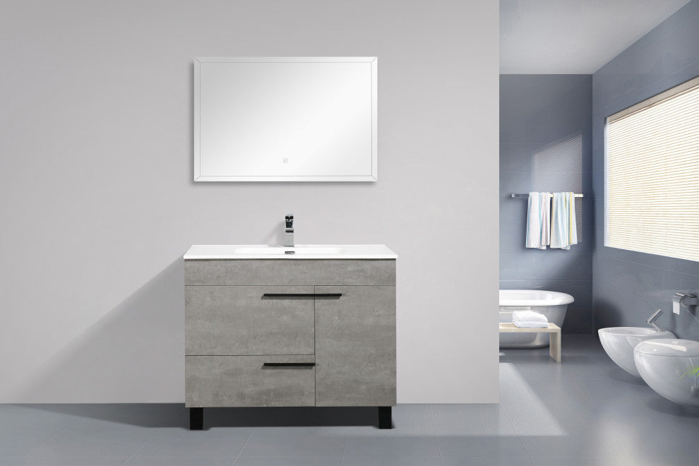 Alma Gill Freestanding Vanity With One Porcelain Sink 40"