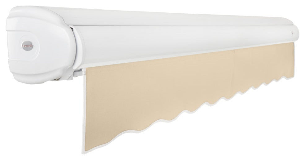 Awntech 16'x10' Full Cassette Manual Acrylic Fabric Retractable Awning