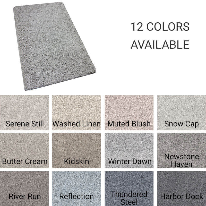 Quiet Sanctuary Shag Area Rug Collection, Reflection, 12x20