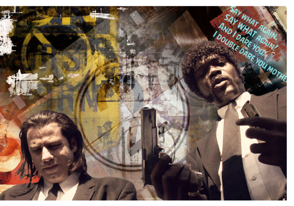 Classic Movie Scene Photographic Art | Andrew Martin Pulp Fiction, 79"