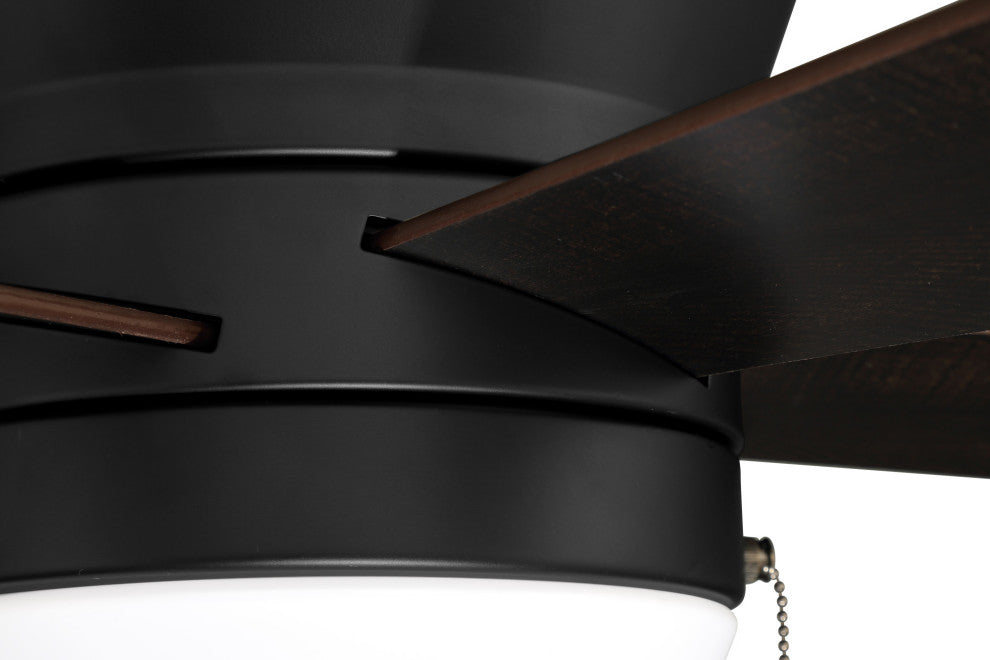 Craftmade MER525 Merit 52" 5 Blade LED Indoor Ceiling Fan - Flat Black