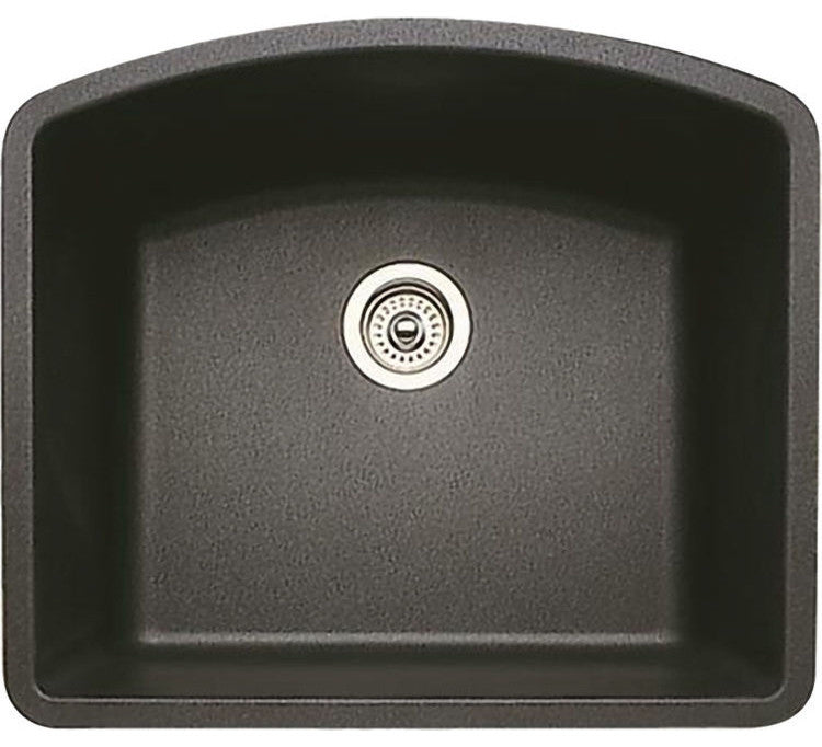 Blanco 440174 Diamond Silgranit II Single-Bowl Undermount Sink (Anthra