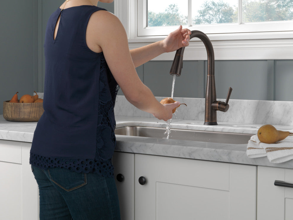 Delta Essa Single Handle Pull-Down Kitchen Faucet With Touch2O Technol