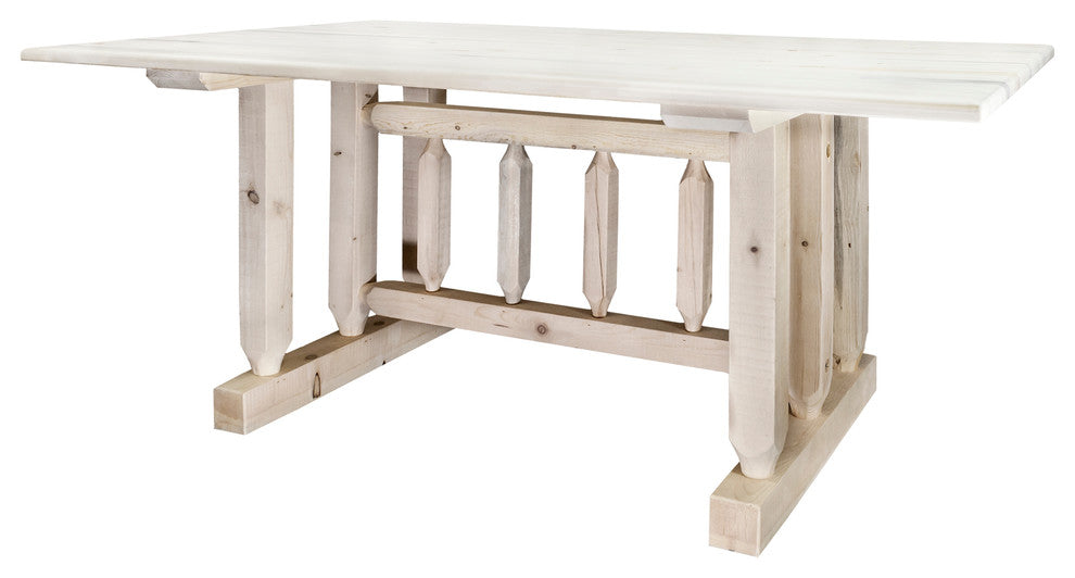 Homestead Collection Trestle Based Dining Table Ready To Finish