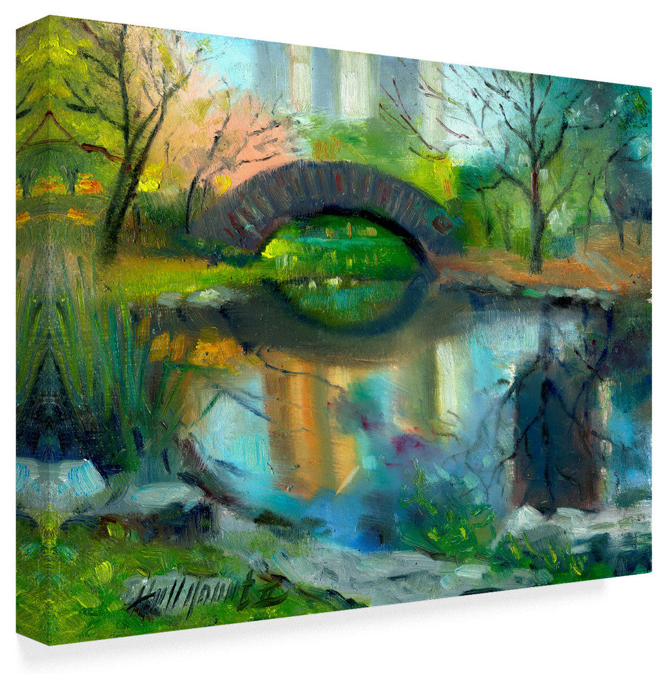 Hall Groat Ii 'Central Park New York City' Canvas Art, 32"x24"