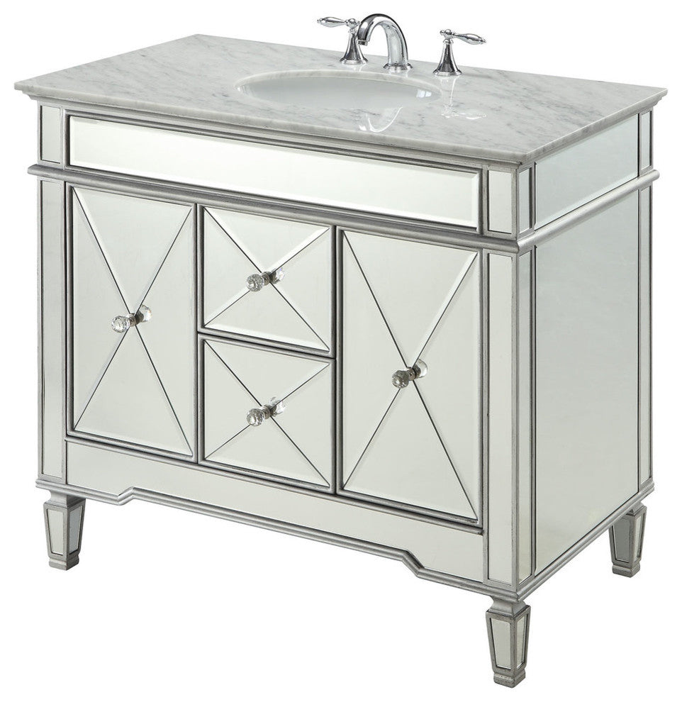 44" Mirror Reflection Adelia Bathroom Vanity