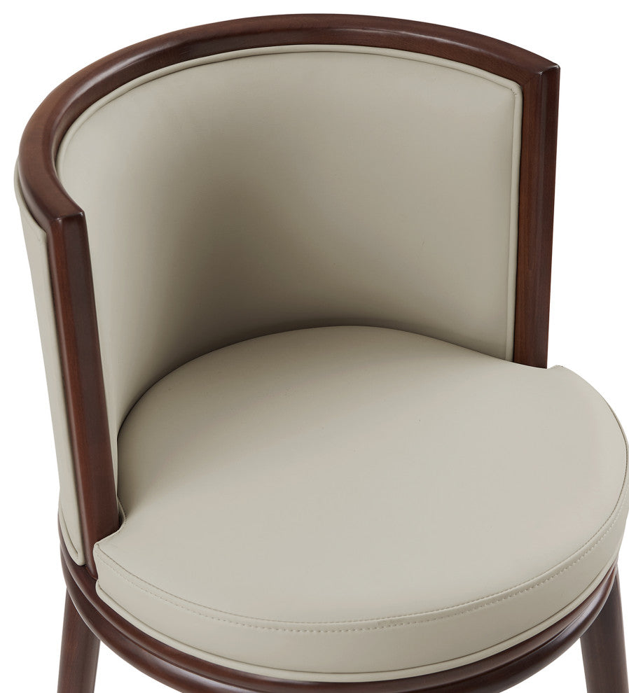 Manhattan Comfort Evalyn Counter Stool, Stone, Set of 3