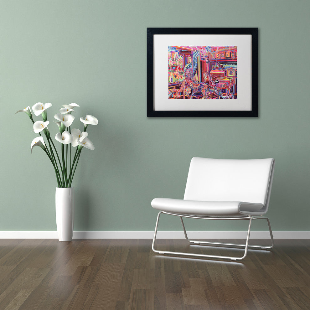 Josh Byer 'Tolerance' Art, Black Frame, White Mat, 14x11
