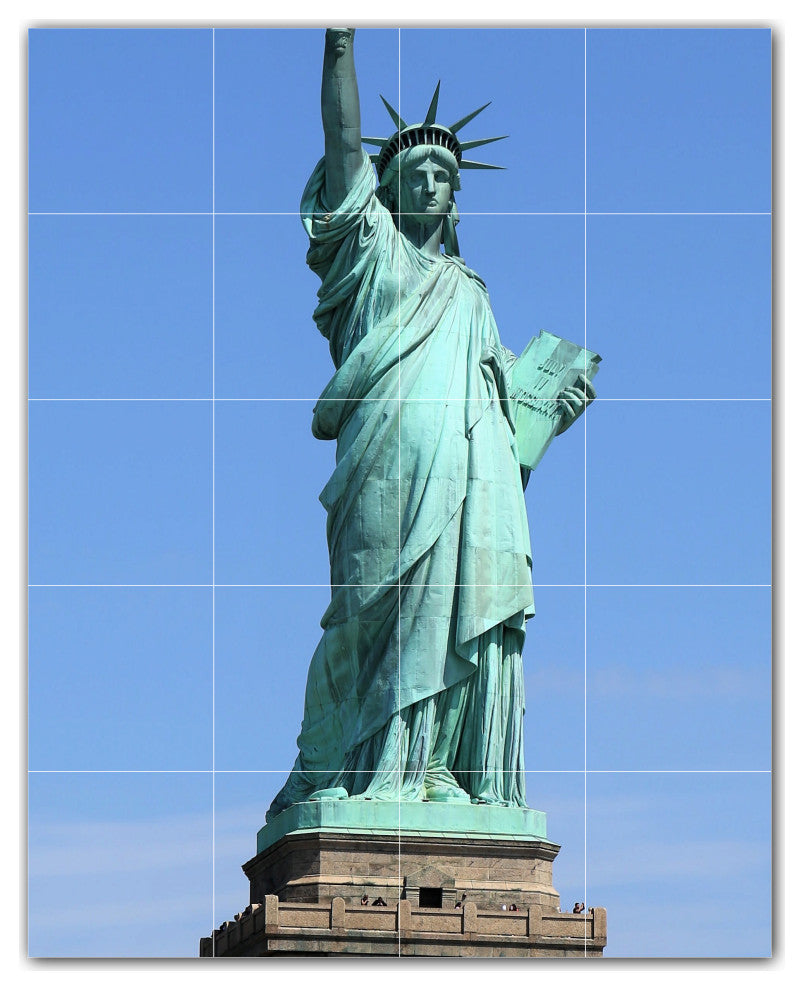 Famous Places Ceramic Tile Wall Mural HZ500567-45M. 24" x 30"