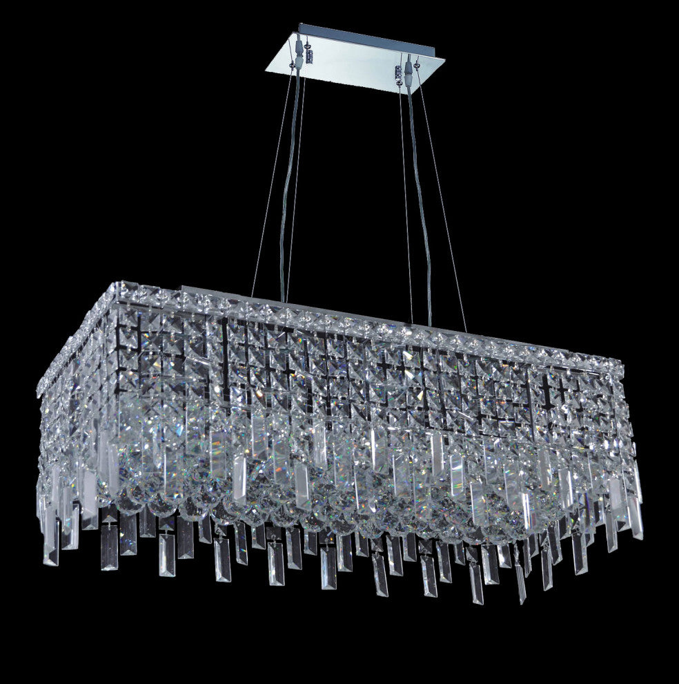 Artistry Lighting Maxim Rectangle Drop Collection Crystal Chandelier C