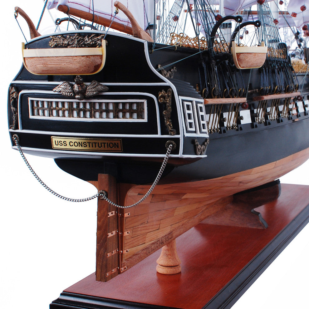 USS Constitution Large Painted Museum Quality Fully Assembled Wooden M