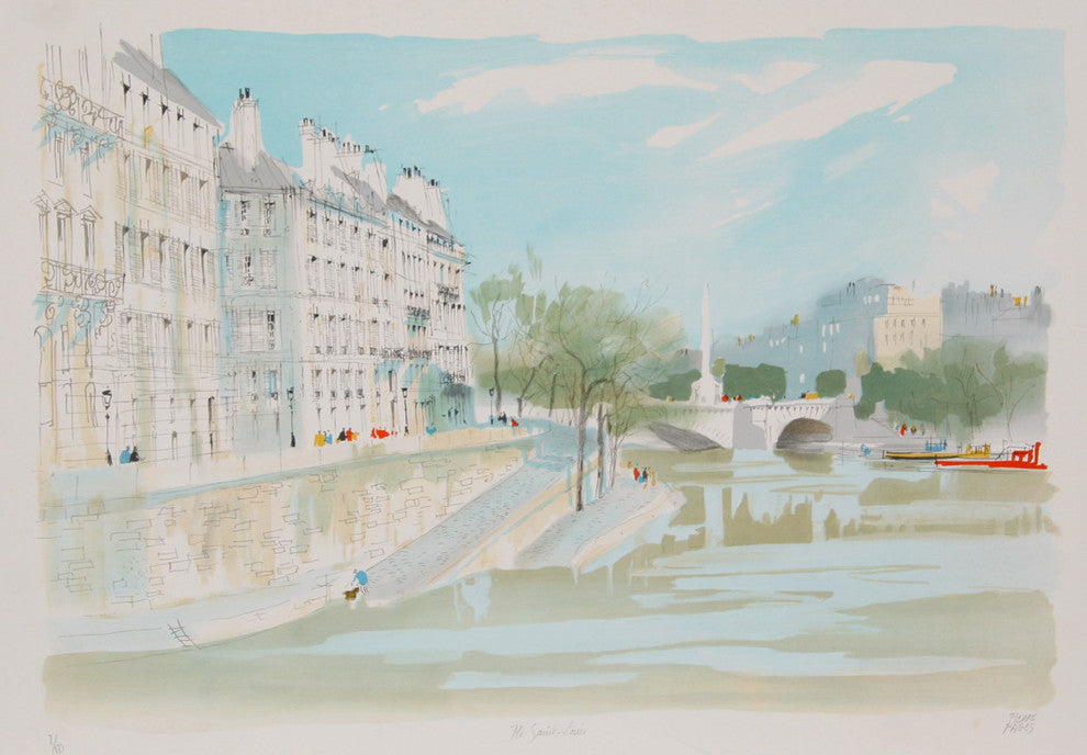 Pierre Pages, The St. Louis, Lithograph