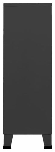 vidaXL Wardrobe Armoire Bedroom Clothes Storage Organizer Anthracite S