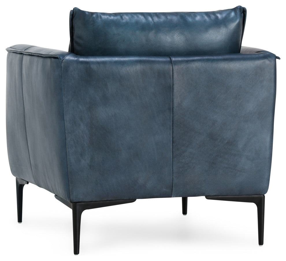 Corinne Club Chair by Kosas Home, Ocean Blue