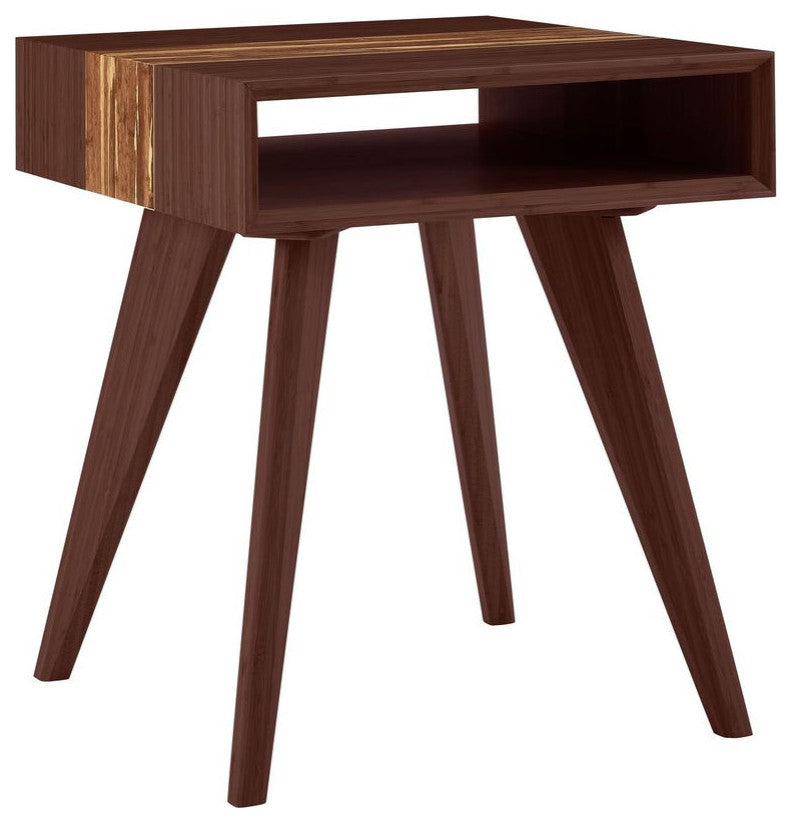 Azara Tiger End Table, Sable