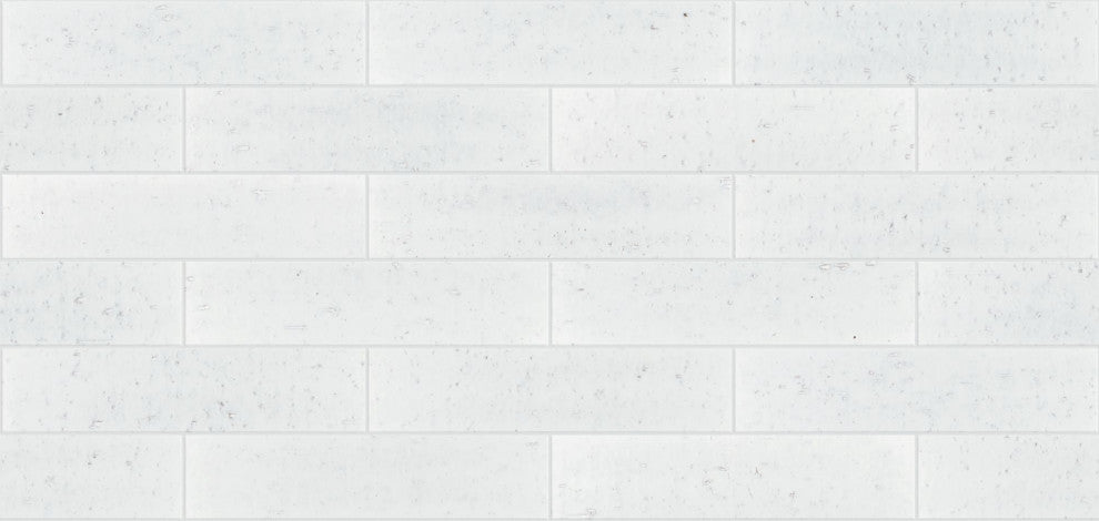 Shaw 194TS Geoscape - 3" x 10" Rectangle Wall Tile - Glossy - White