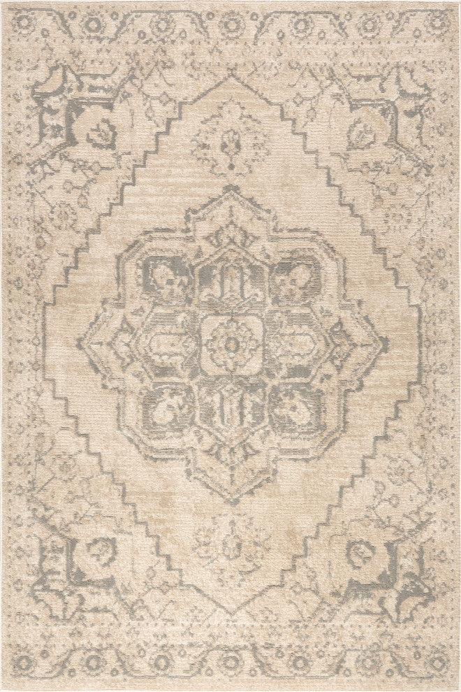 Nuloom Fable Traditional Vintage Area Rug, Beige 5' x 8'