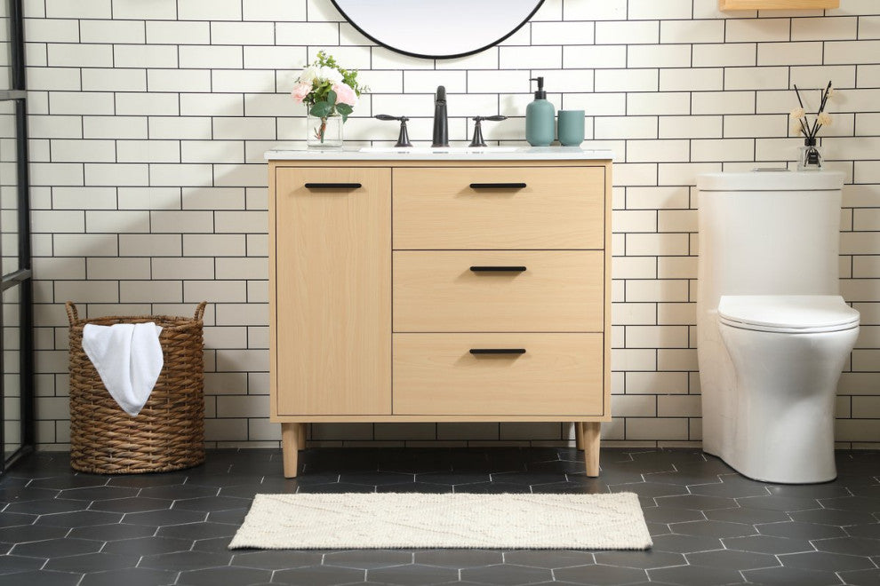 Bailey 36" Bathroom Vanity Maple