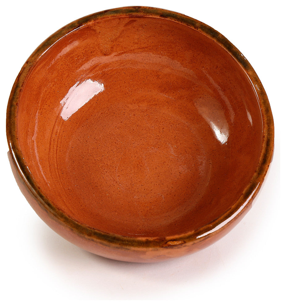 Ancient Cookware, Mexican Clay Soup Bowl, Plain, 20 Ounces