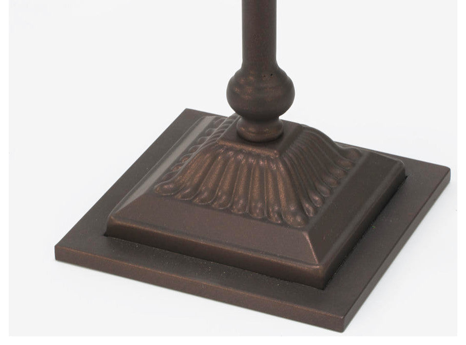Adjustable Metal Wreath Stand, Bronze