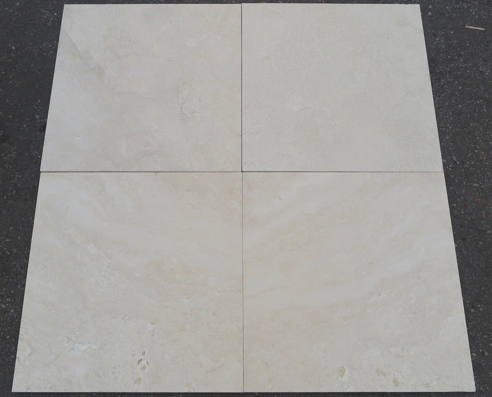 Durango Travertine Tiles, Honed Finish, 24"x24", Set of 20