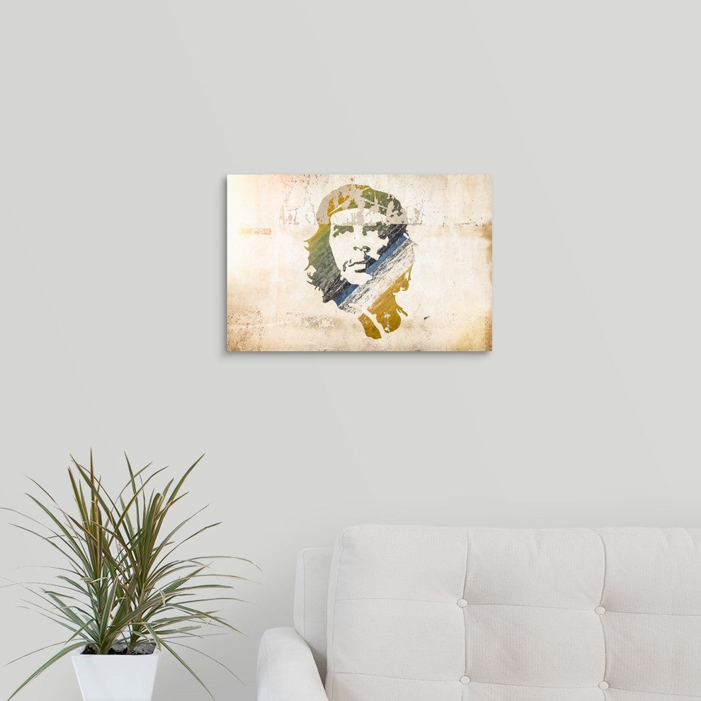 Cuba Fuerte Collection - Che Guevara Street Art Wrapped Canvas Art Pri