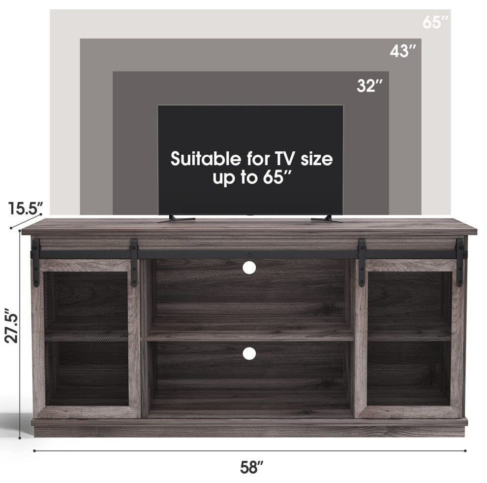 Mid Century Modern Entertainment Center for Living Room Bedroom