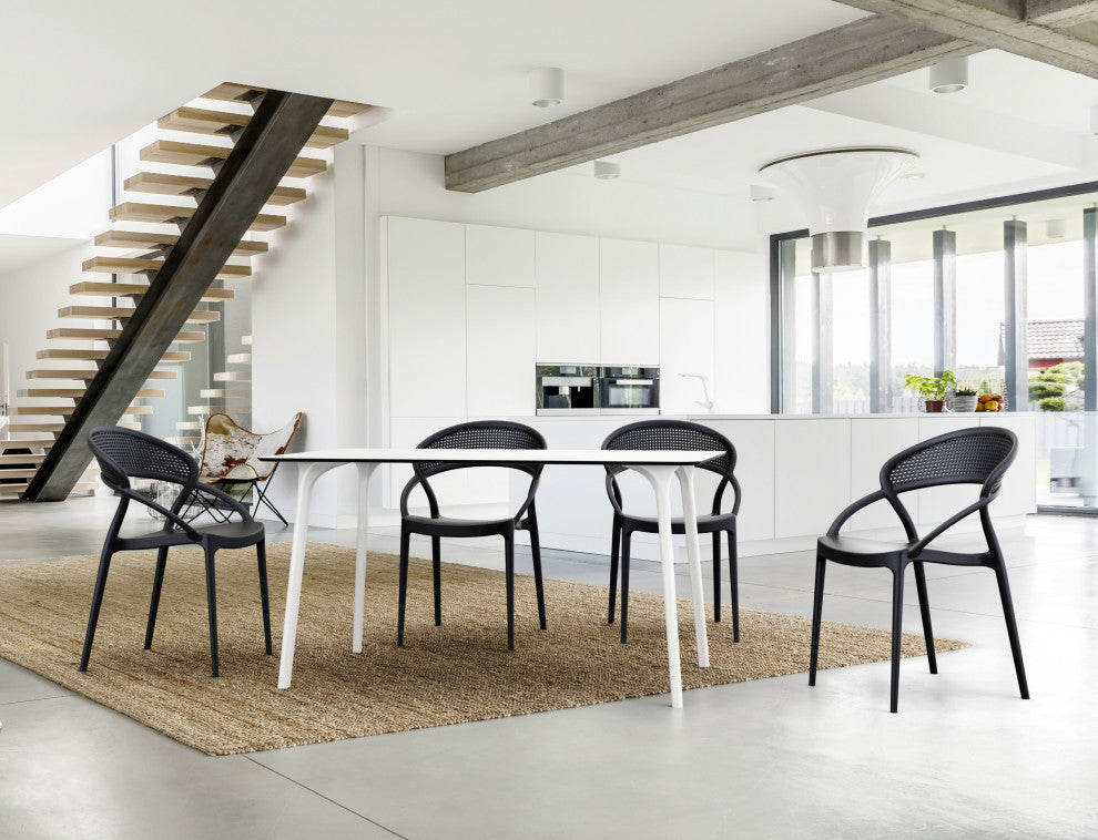 Compamia Sunset Dining Chair Black, Set of 2