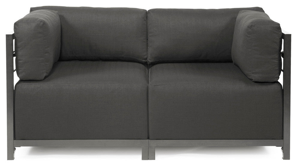 Sterling Axis 2-Piece Sectional, Sterling Charcoal