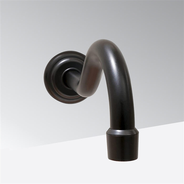 Bathselect Commercial Black Automatic Wall Mount Motion Sensor Faucet