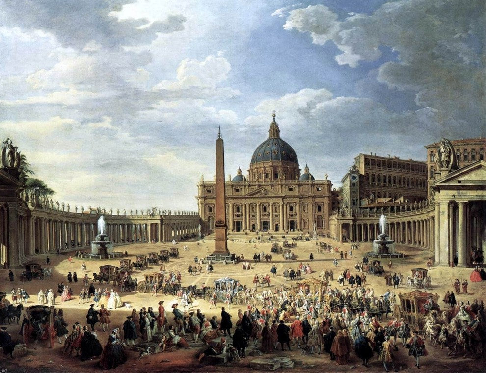 Giovanni Paolo Pannini Departure Of The Duc De Choiseul Wall Decal