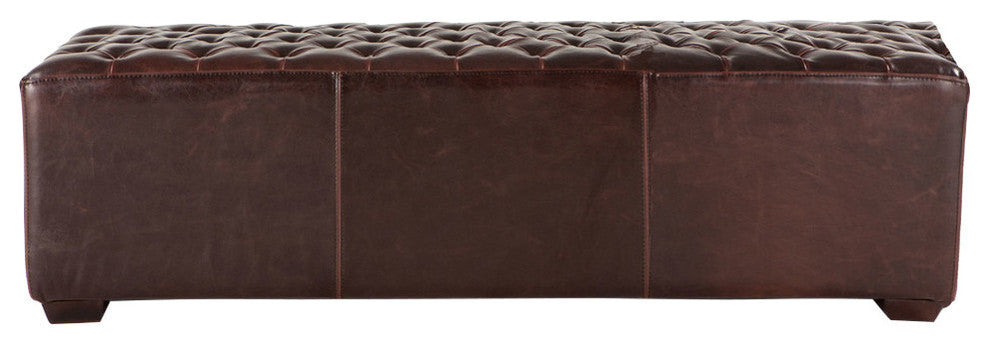 Arabella 58-inch Bicast Leather Bench