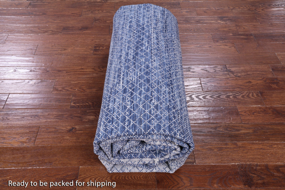 10' 2" X 14' 2" Handmade Savannah Grass Wool Rug - Q13183