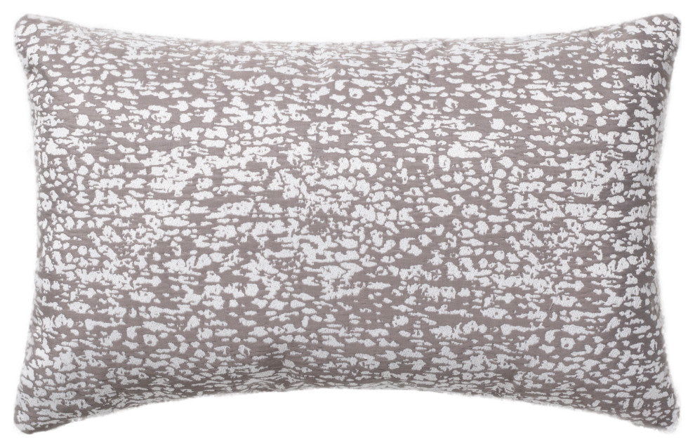 Linum Home Textiles Structure Decorative Pillow Cover, Dark Gray, Lumb