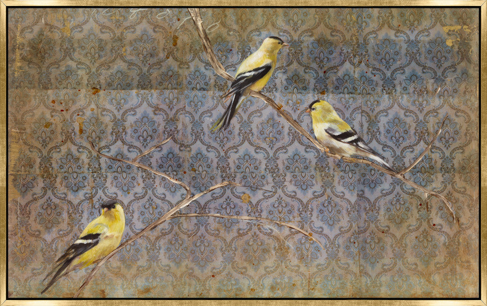 Vintage Birds 39 X 24