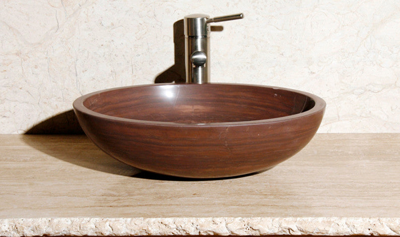 V-VO18 Mojave Gold Polished Vessel Sink