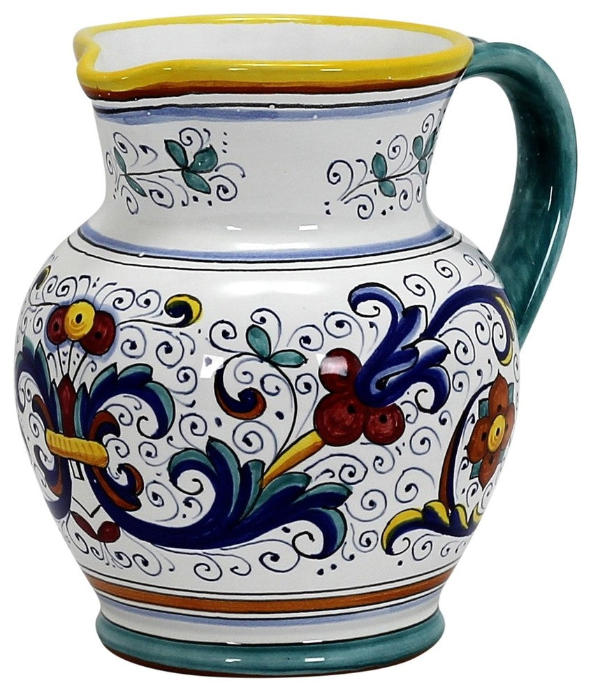 Ricco Deruta, Traditional Deruta Pitcher (1 Liter)