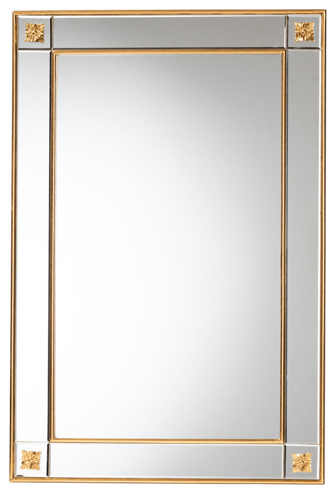 Ali Goldleaf Accent Wall Mirror